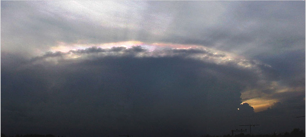 Iridescence in pileus cloud III