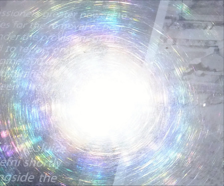 Scratched Perspex, light rings and diffraction - OPOD