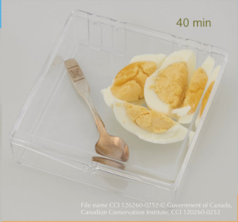 Silver tarnish and thin film interference colours